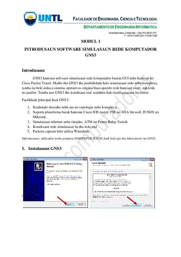 MODUL 1 INTRODUSAUN SOFTWARE SIMULASAUN REDE KOMPUTADOR GNS3