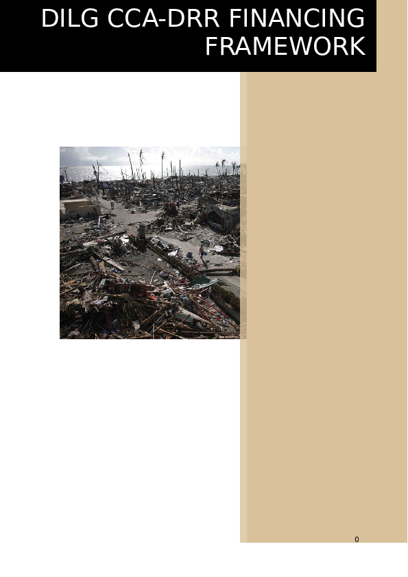 (DOC) DILG CCA DRR FINANCING FRAMEWORK REV