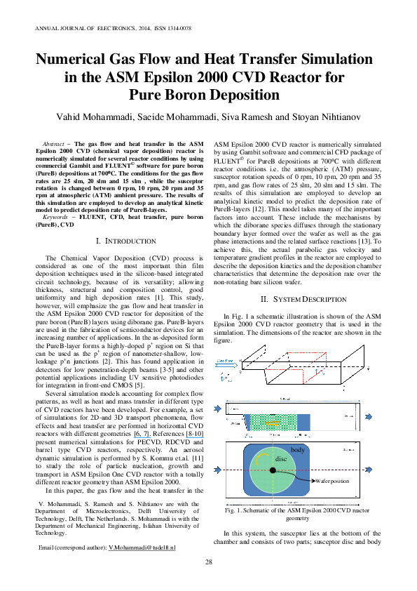 (PDF) Numerical Gas Flow and Heat Transfer Simulation in the ASM ...