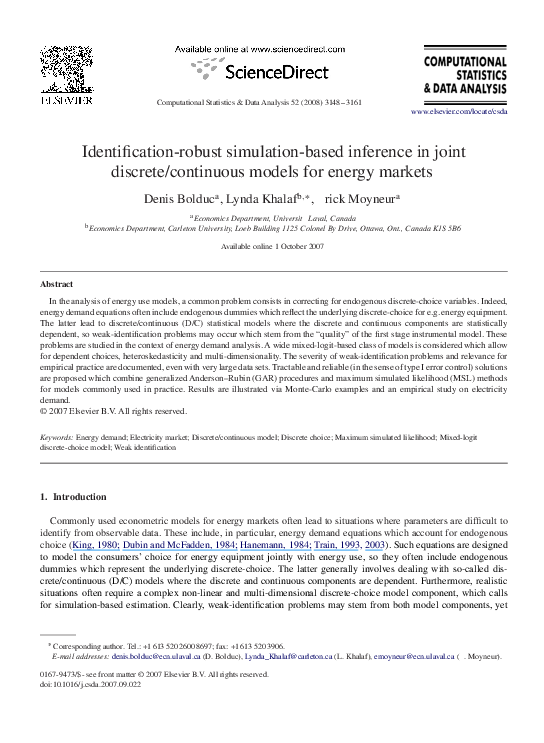 (PDF) Identification-robust simulation-based inference in joint discrete/continuous models for ...