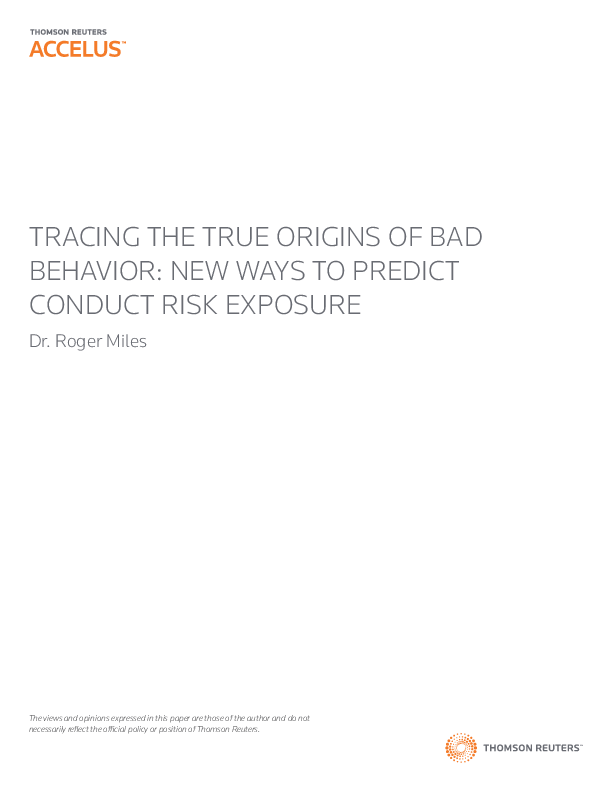 (PDF) TRACING THE TRUE ORIGINS OF BAD BEHAVIOR: NEW WAYS TO PREDICT ...