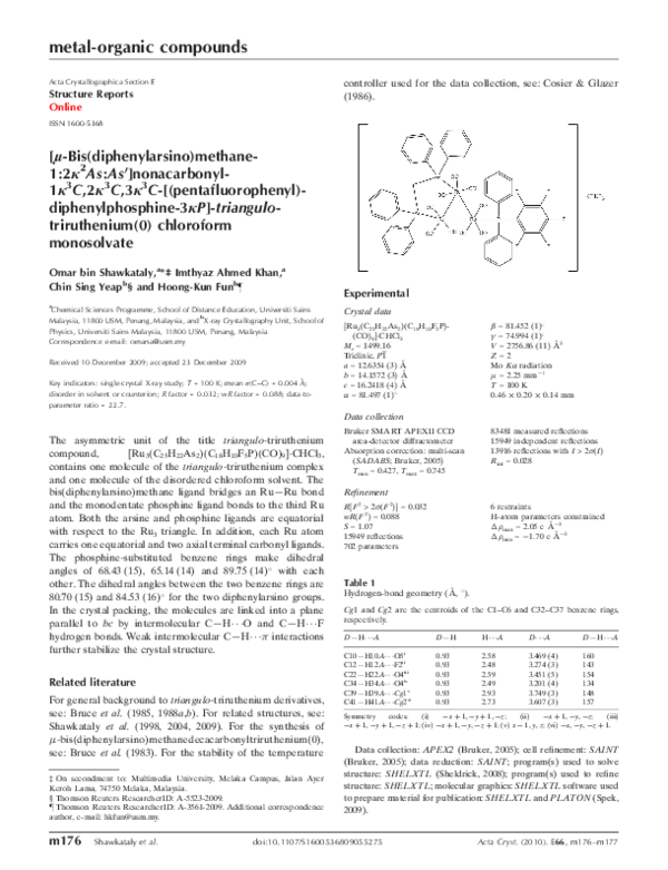 (PDF) μ-Bis(diphenyl-arsino)methane-1:2κAs:As-nona-carbonyl-1κC,2κC,3κC-[(2-methoxy-phen-yl ...