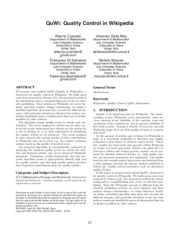 (PDF) QuWi