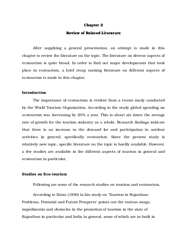 (DOC) Chapter 2 Review of Related Literature: Sustainability of ...