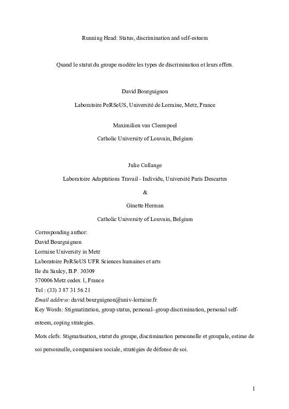 PDF groupe de statut definition PDF Télécharger Download