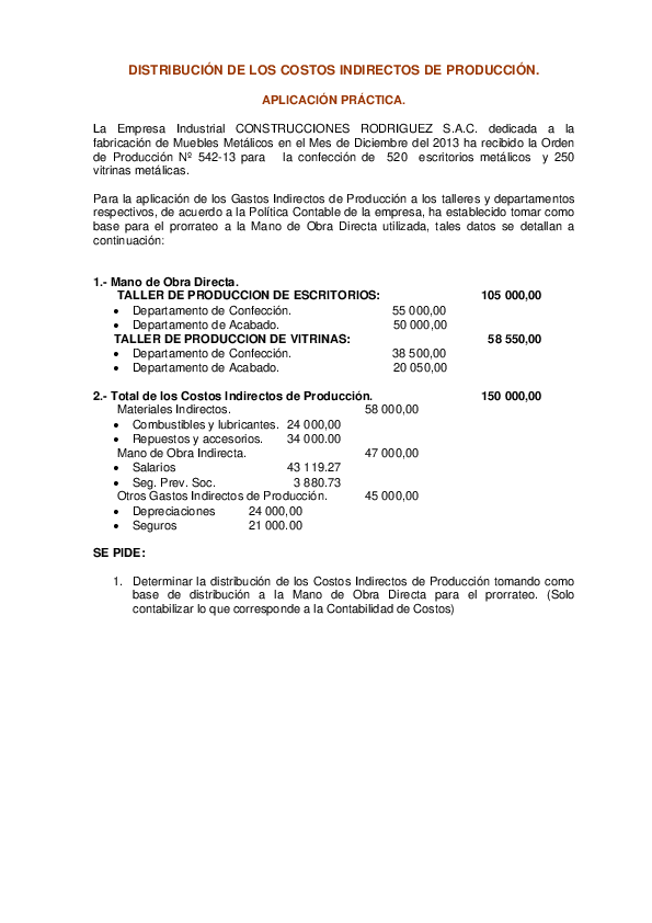 (PDF) DISTRIBUCIÓN DE LOS COSTOS INDIRECTOS DE PRODUCCIÓN