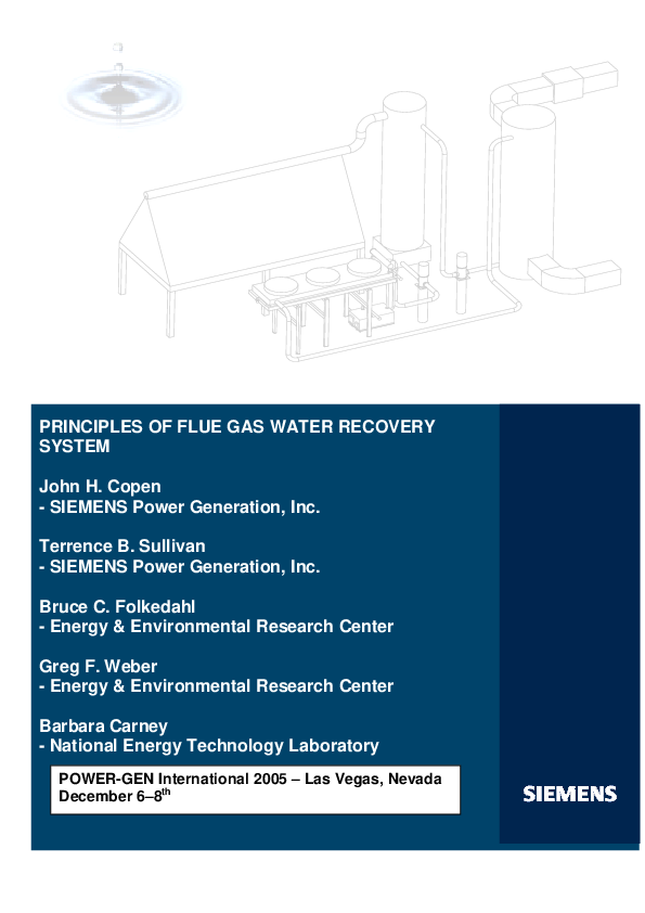 (PDF) PRINCIPLES OF FLUE GAS WATER RECOVERY SYSTEM