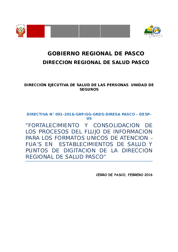 (DOC) DIRECTIVA N 001 2016 REV.