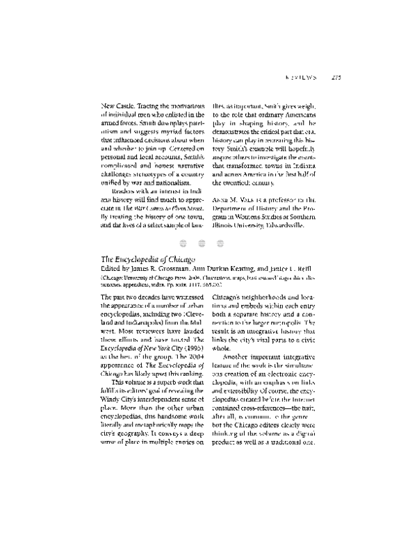 (PDF) The Encyclopedia of Chicago by James R. Grossman, Ann Durkin ...
