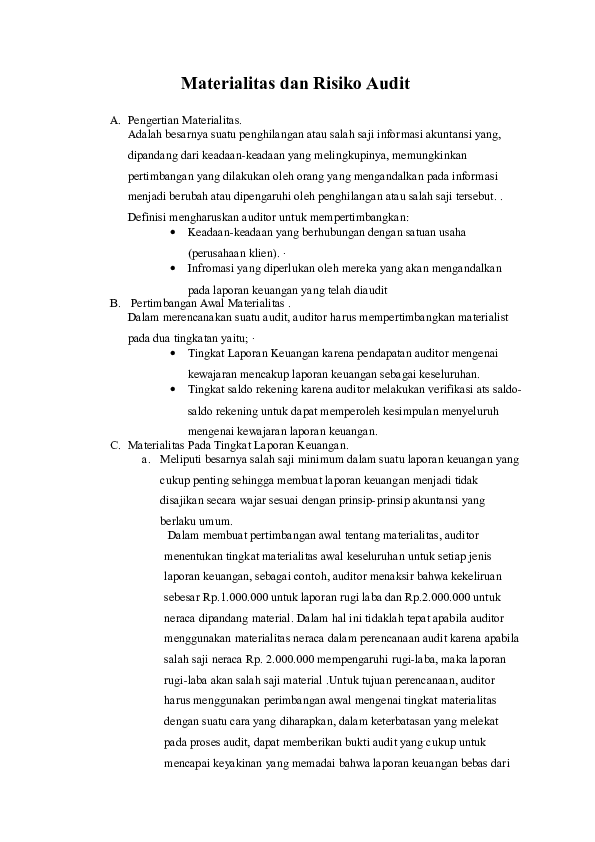(DOC) Materialitas dan Risiko Audit.docx