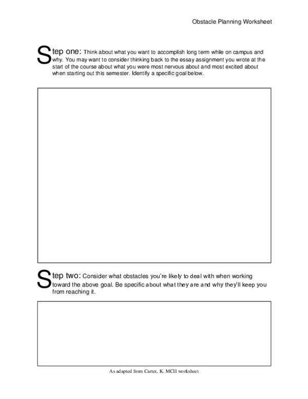(PDF) Obstacle Planning Worksheet | Yash Shetty - Academia.edu