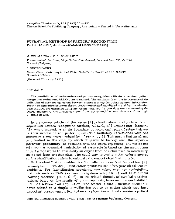(PDF) Potential methods in pattern recognition Part 2. CLUPOT —an unsupervised pattern ...