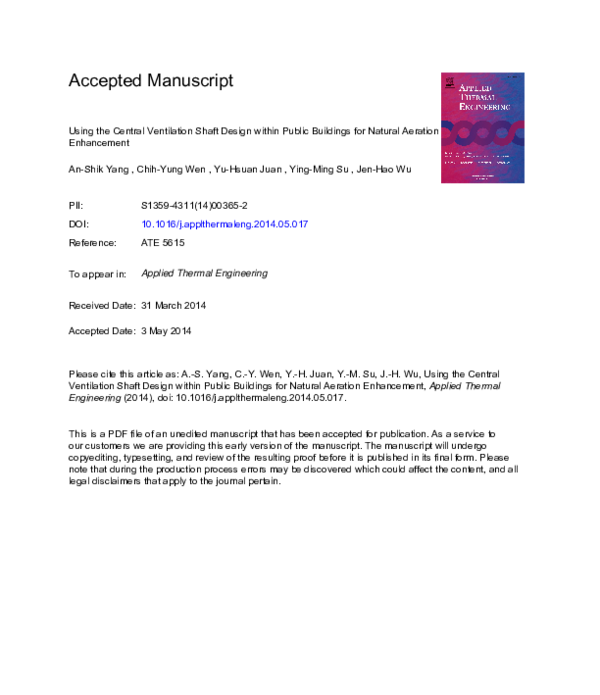 (PDF) Using the central ventilation shaft design within public ...