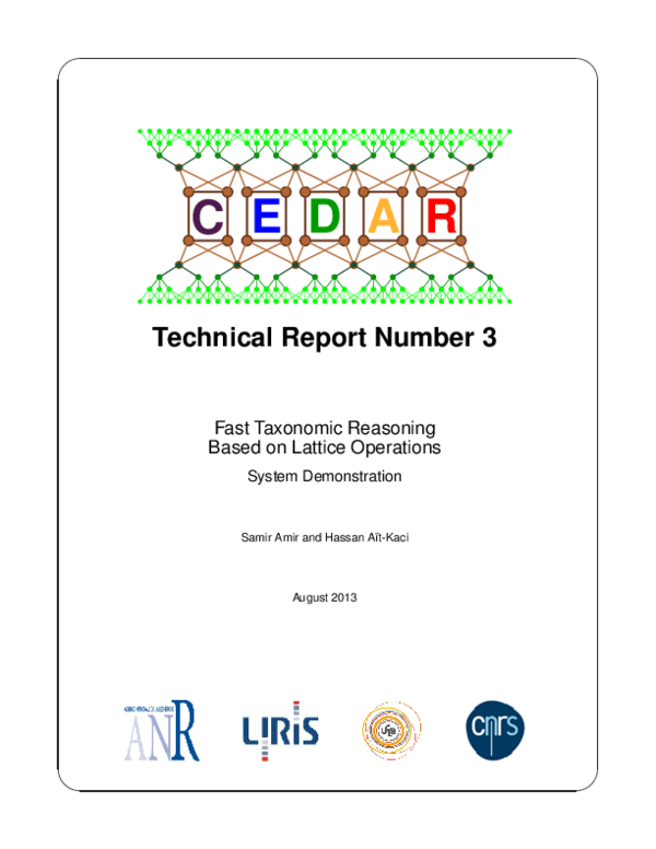 Pdf Classifying And Querying Very Large Taxonomies With Bit Vector Encoding Hassan Aït Kaci