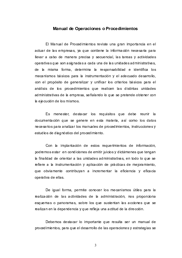 (DOC) Manual de Operacion o Procedimientos
