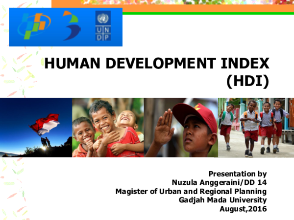 (PDF) HUMAN DEVELOPMENT INDEX (HDI