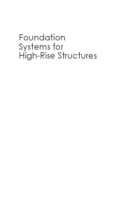 (PDF) Foundation Systems for High-Rise Structures