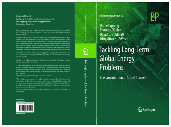 (PDF) Tackling long-term global energy problems : the contribution of ...