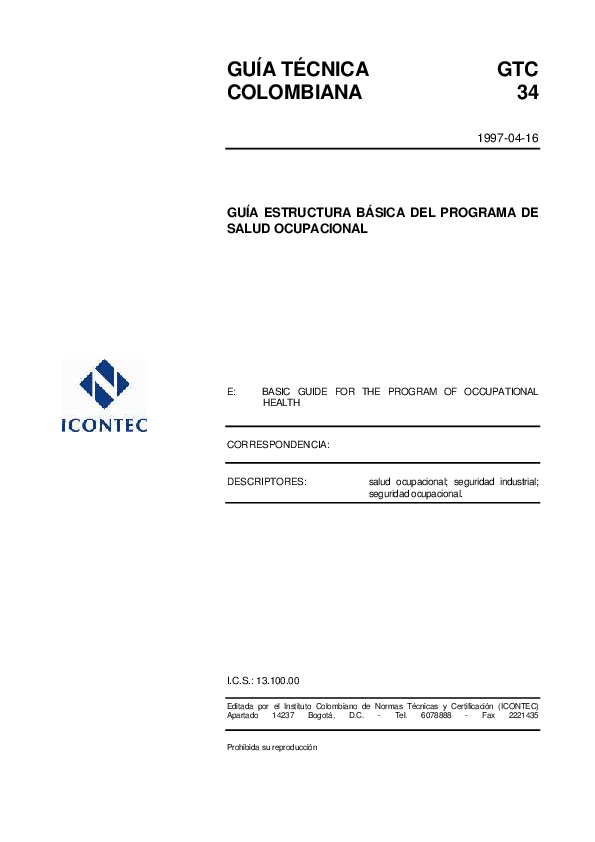 (PDF) GUÍA TÉCNICA GTC COLOMBIANA 34