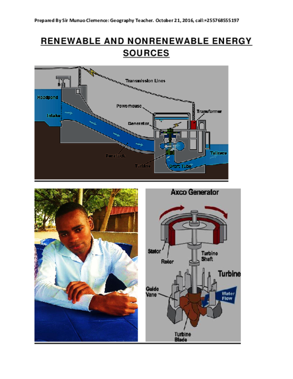 (PDF) RENEWABLE AND NONRENEWABLE ENERGY SOURCES
