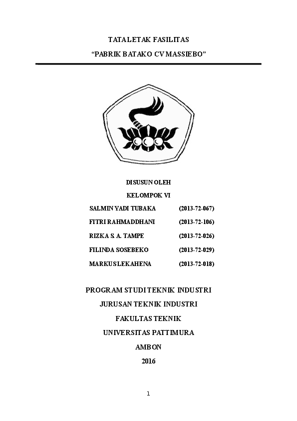 (DOC) Usulan Perbaikan Layout Pabrik Batako.docx