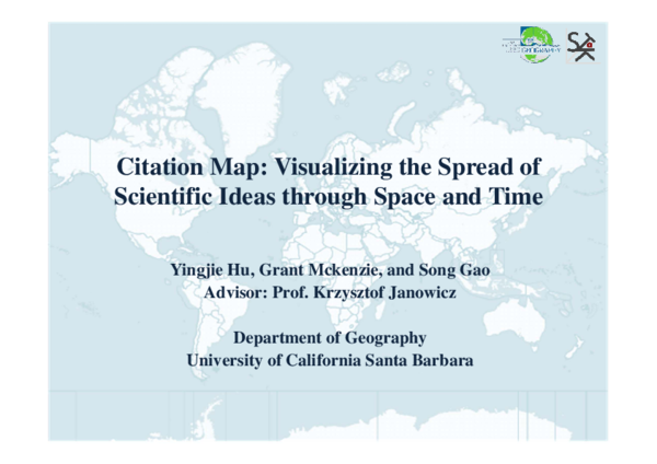 (PDF) Citation Map: visualizing the spread of scientific ideas through ...