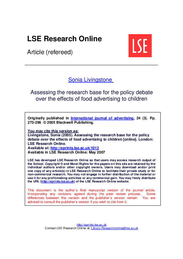 (PDF) Article (refereed)