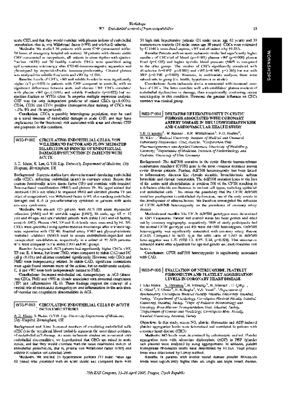 (PDF) W03-P-005 Evaluation of nitric oxide, platelet fibronectin and platelet aggregation levels ...