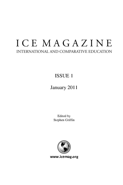 International and Comparative Education (ICE Magazine): Issue 1
