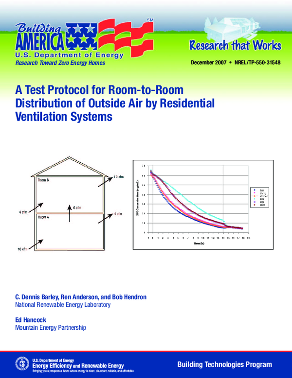 (PDF) A Test Protocol for Room-to-Room Distribution of Outside Air by ...