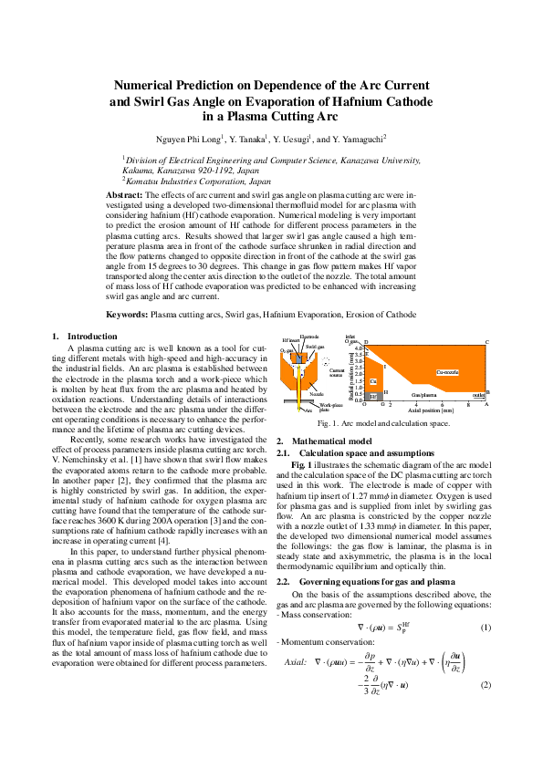 (PDF) Simulations of cathode crater formation by arc discharges | Vladimir Kolobov - Academia.edu