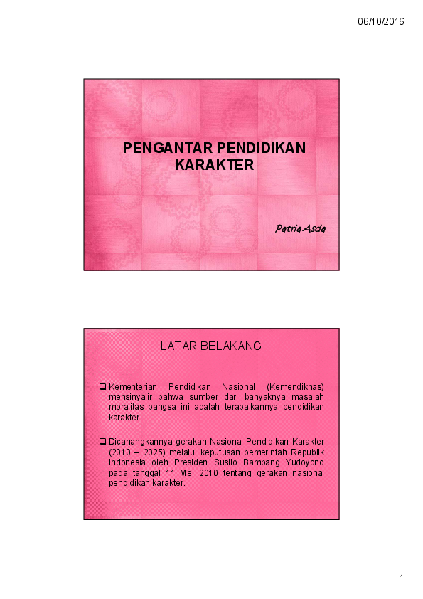 (PDF) PENGANTAR PENDIDIKAN KARAKTER