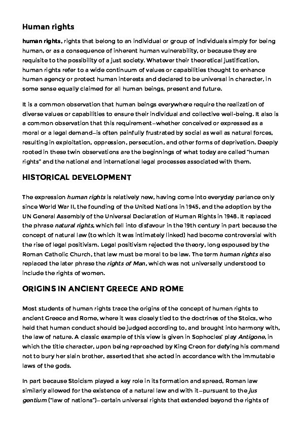 (PDF) Human rights