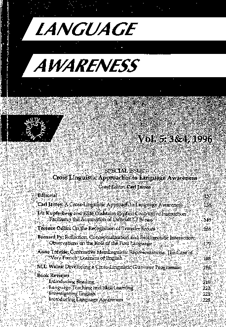 (PDF) Language awareness
