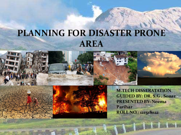 (PDF) PLANNING FOR DISASTER PRONE AREA