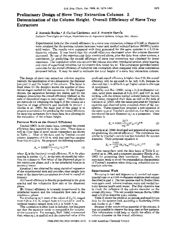 (PDF) A Study on Sieve Tray Lower Operating Limit | phase19 phase ...