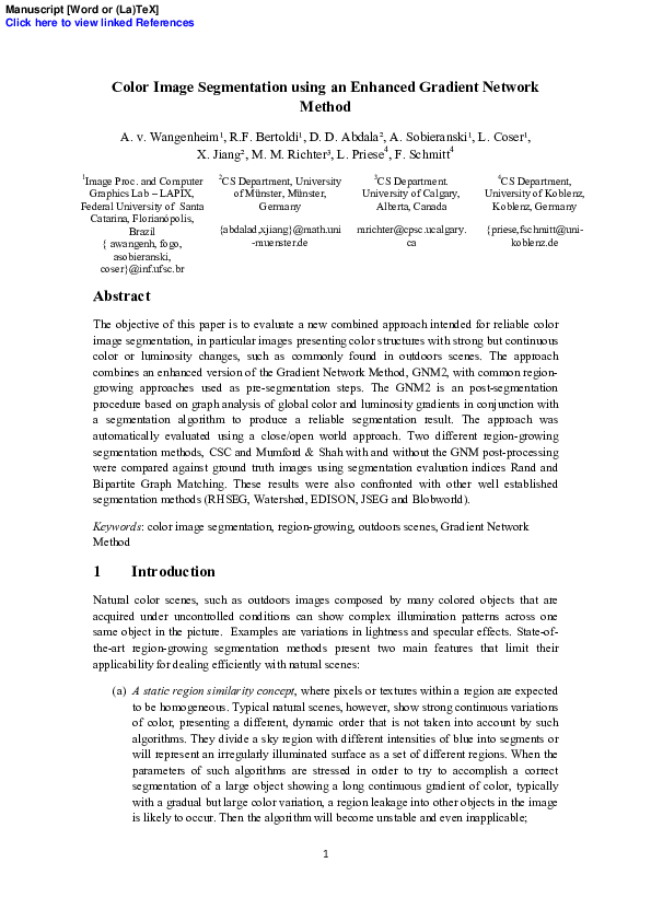 (PDF) Color image segmentation using an enhanced Gradient Network Method | Daniel Abdala ...