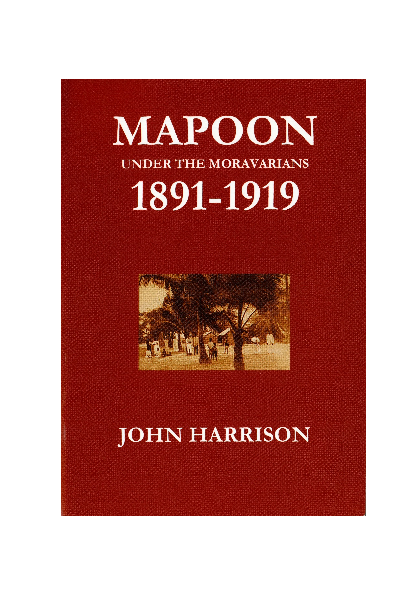(PDF) MAPOON UNDER THE MORAVIANS 1891-1919