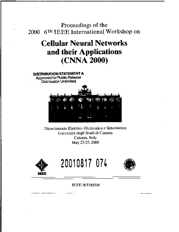 (PDF) Genetic programming of a CNN multi-template tree for automatic generation of analogic ...