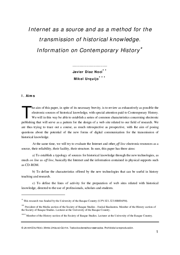 (PDF) Internet as a source and as a method for the transmission of ...