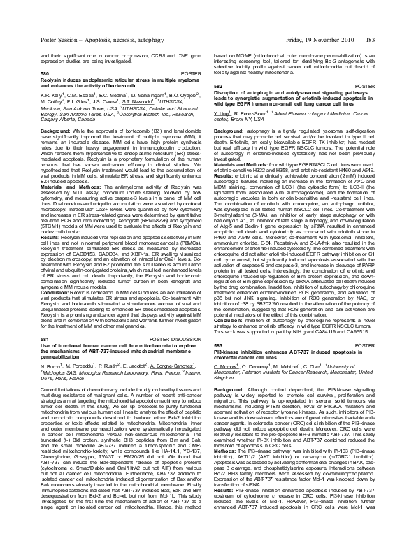 (PDF) 580 Reolysin induces endoplasmic reticular stress in multiple ...