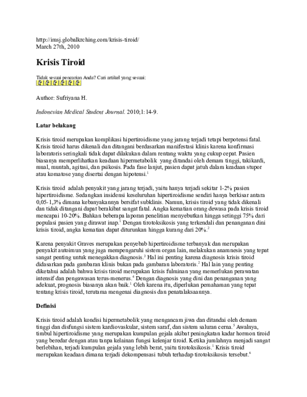 (DOC) Krisis Tiroid