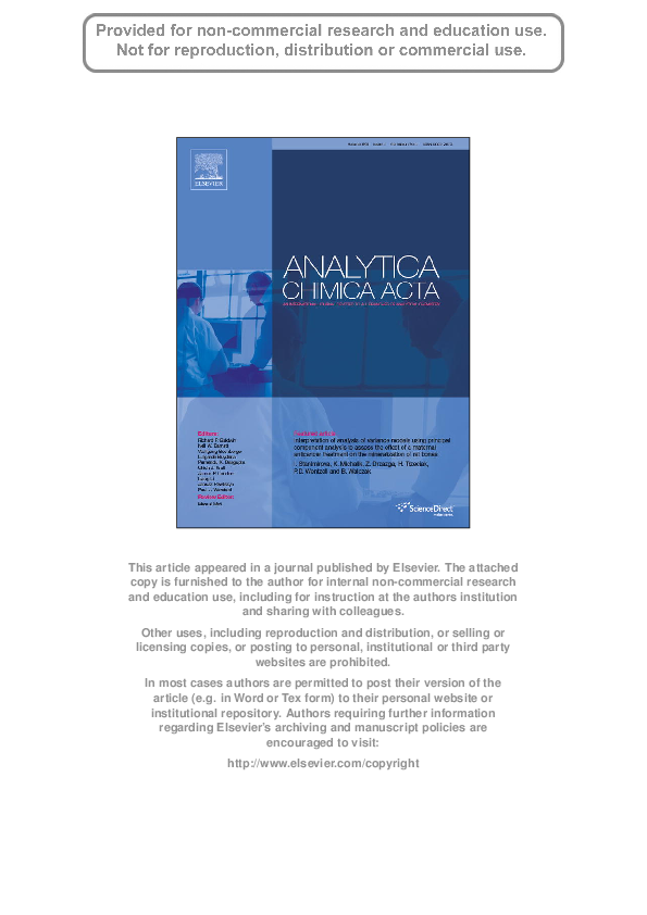 Pdf A Modification Of The Successive Projections Algorithm For Spectral Variable Selection In