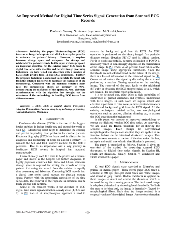 Pdf An Improved Method For Digital Time Series Signal Generation From