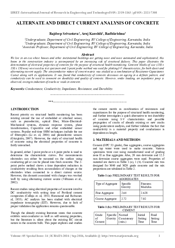 (DOC) ALTERNATE AND DIRECT CURRENT ANALYSIS OF CONCRETE.docx