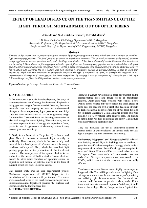 (DOC) EFFECT OF LEAD DISTANCE ON THE TRANSMITTANCE OF THE LIGHT THROUGH ...
