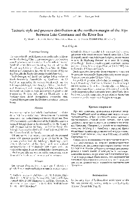(PDF) Tectonic style and pressure distribution at the northern margin ...