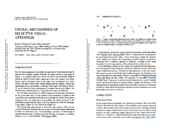 (PDF) Neural Mechanisms of Selective Visual Attention