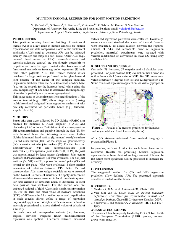 (PDF) MULTIDIMENSIONAL REGRESSION FOR JOINT POSITION PREDICTION