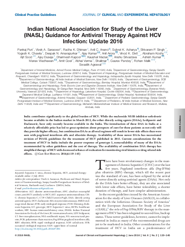 (PDF) Indian National Association for Study of the Liver (INASL ...